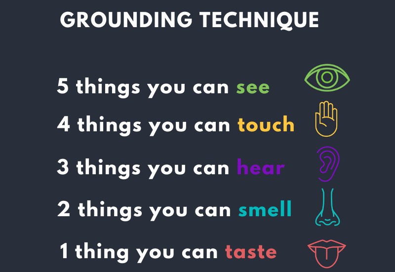 5 senses grounding photo | Achieve College Education